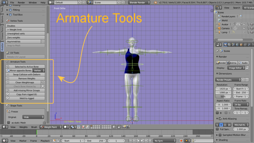Armature Tools | Avalab