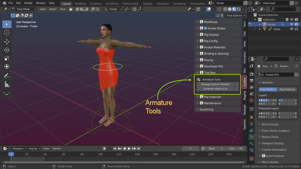 Armature Tools | Avalab
